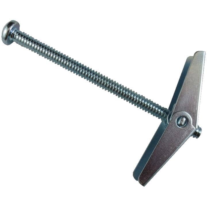 HOME BUILDER 4 Pack #10-24 x 3" Zinc Plated Toggle Wing Anchors | Home ...