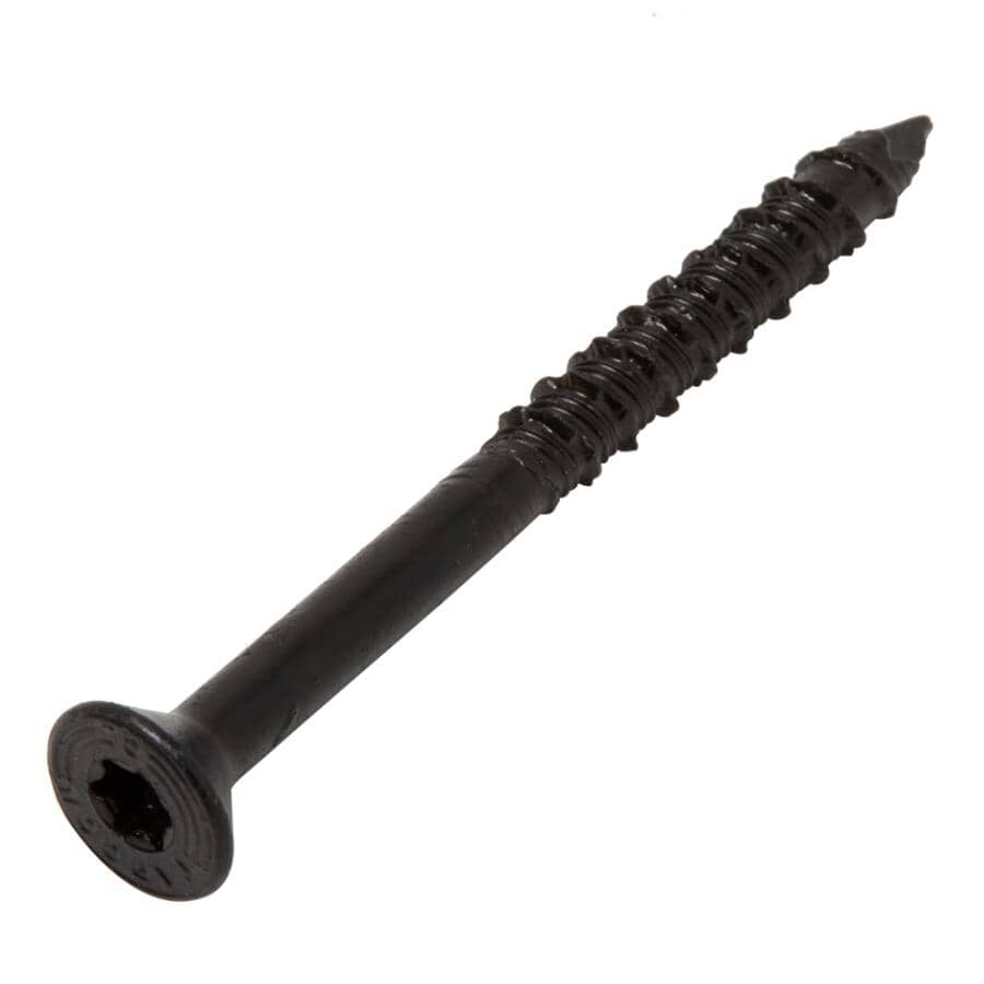TAPCON 100 Pack 3/16" x 1-3/4" Black Star Head Concrete Screws | Home ...