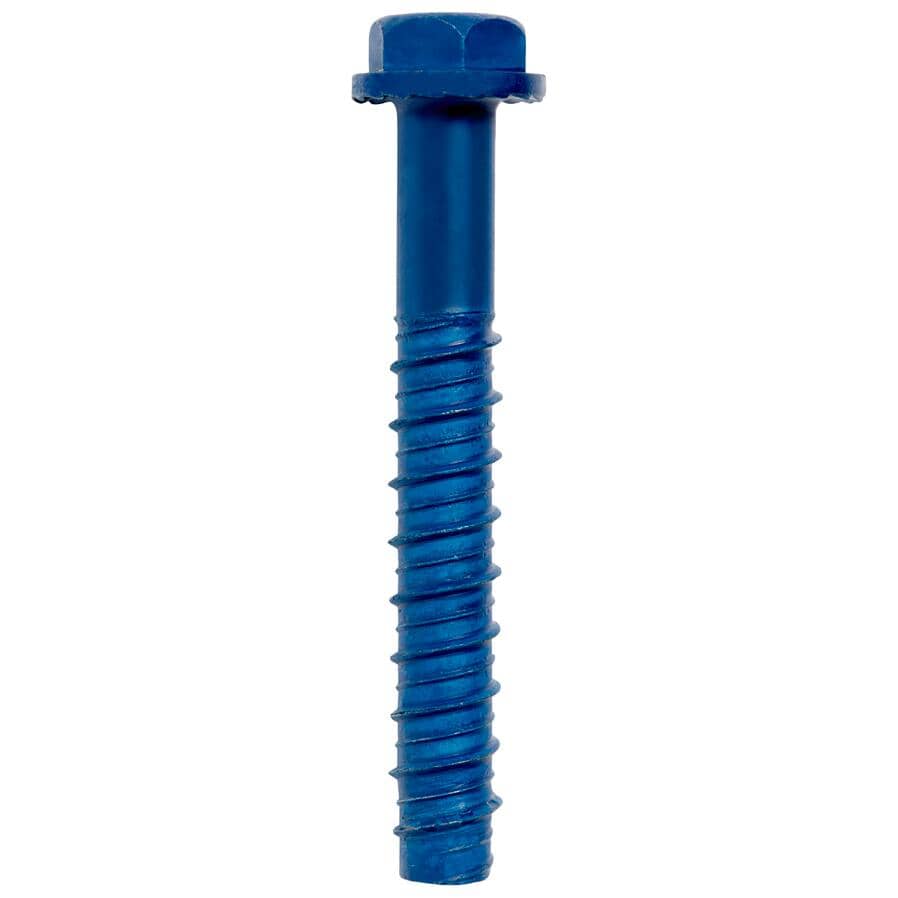 TAPCON Tapcon+ 10 Pack 1/2" x 4" Hex Head Concrete Screws | Home Hardware