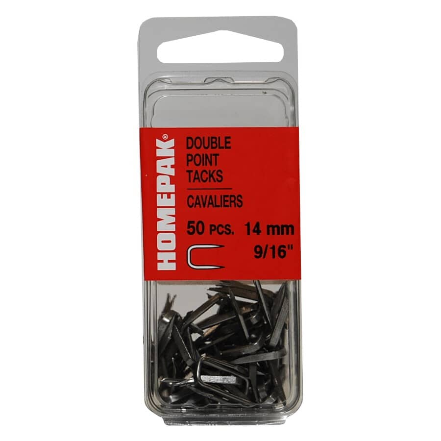 Home Pak 1.75 Ounce 14mm Double Point Tacks | Home Hardware