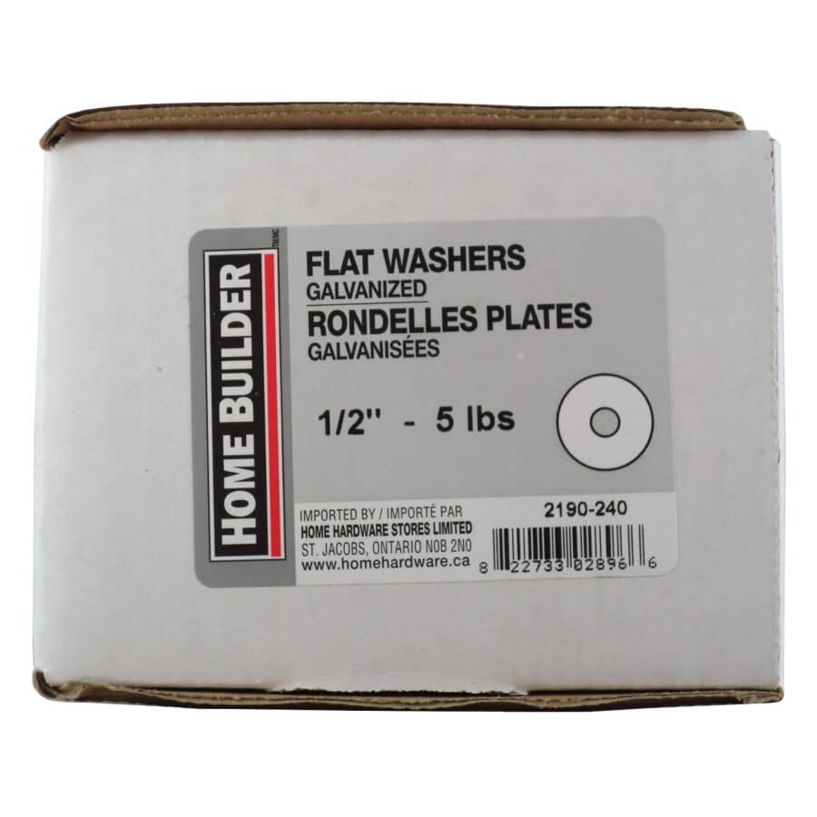 HOME BUILDER 1/2" Galvanized Flat Washer | Home Hardware