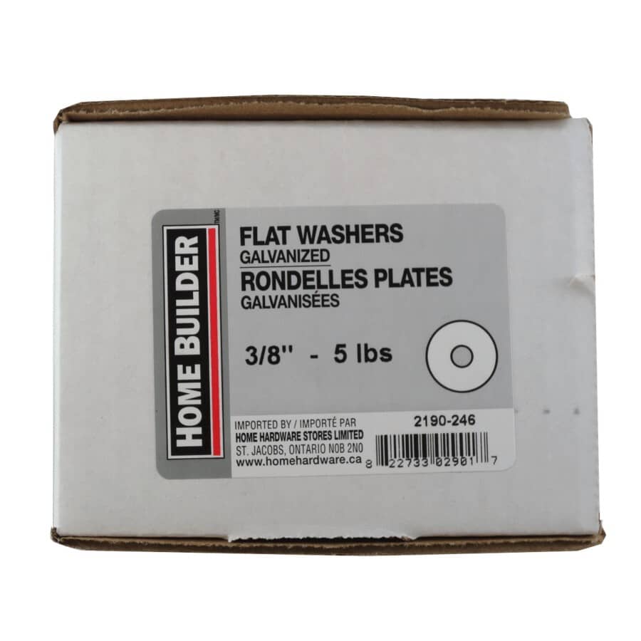 HOME BUILDER 3/8" Galvanized Flat Washer | Home Hardware
