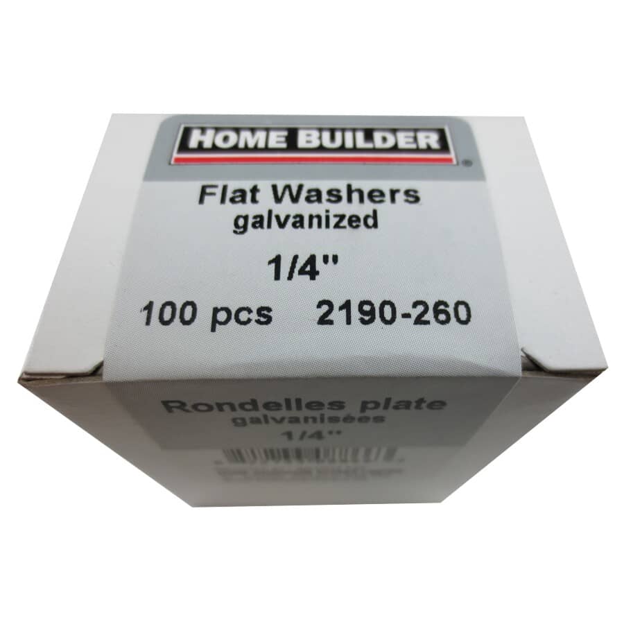 HOME BUILDER 1/4" Galvanized Flat Washer | Home Hardware