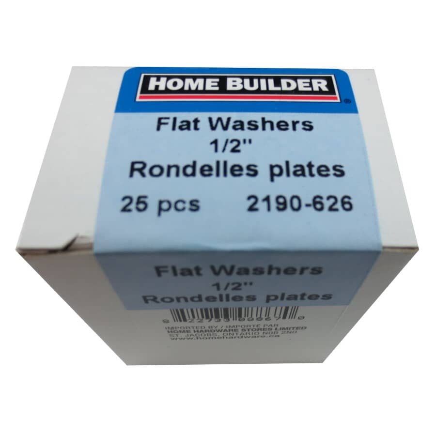HOME BUILDER 1/2" Zinc Plated Flat Washer | Home Hardware