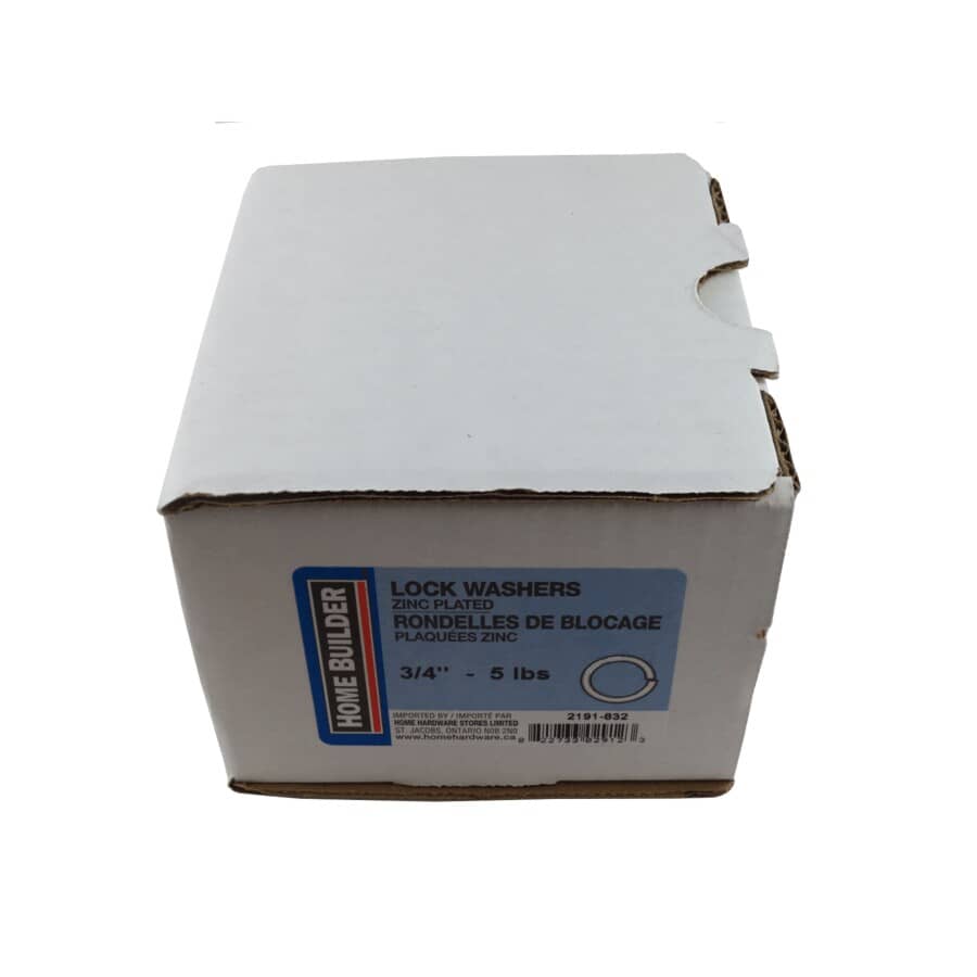 HOME BUILDER 3/4" Zinc Plated Lock Washer | Home Hardware