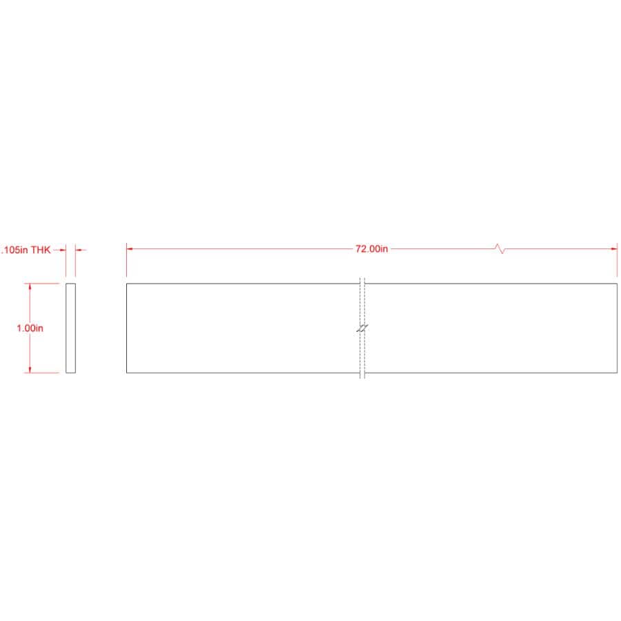 HILLMAN 1" x 6' Steel Flat Bar | Home Hardware