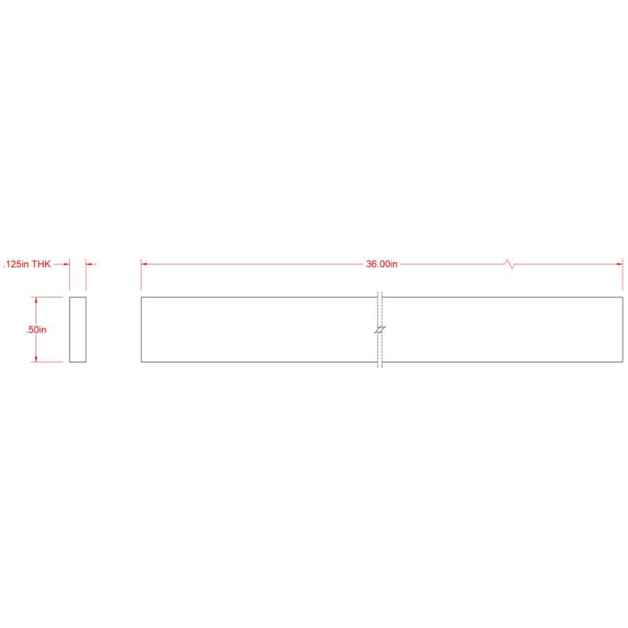 HILLMAN 1/2" x 3' Steel Flat Bar | Home Hardware