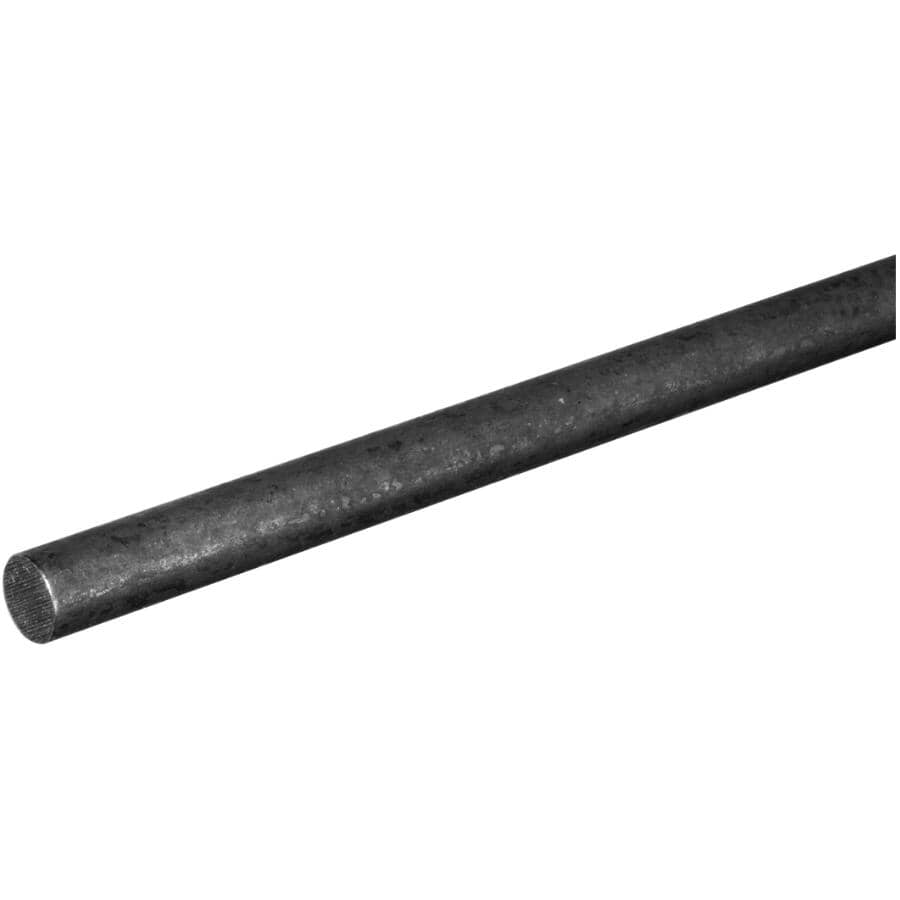 HILLMAN Tige solide en acier roulé à chaud de 5/8 po x 4 pi | Home Hardware