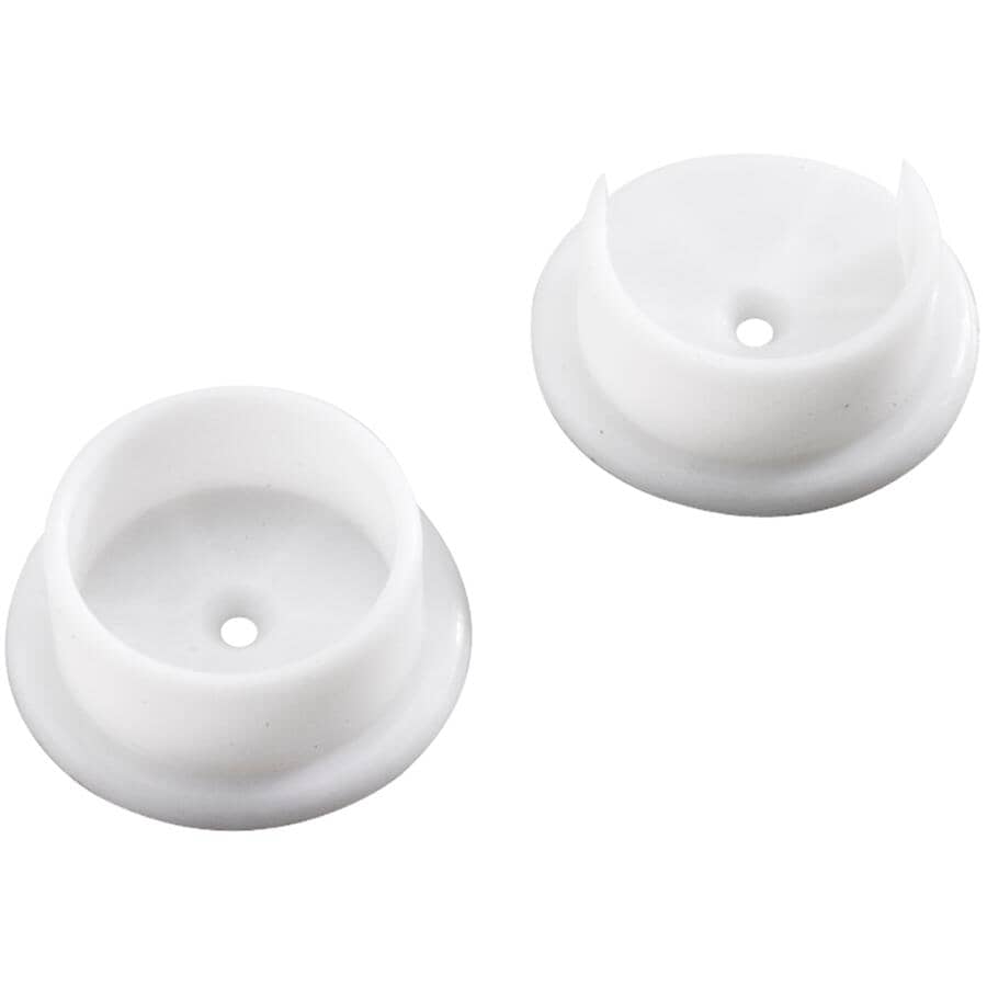 ONWARD 1 Pair 1-5/16" White Pole Sockets | Home Hardware