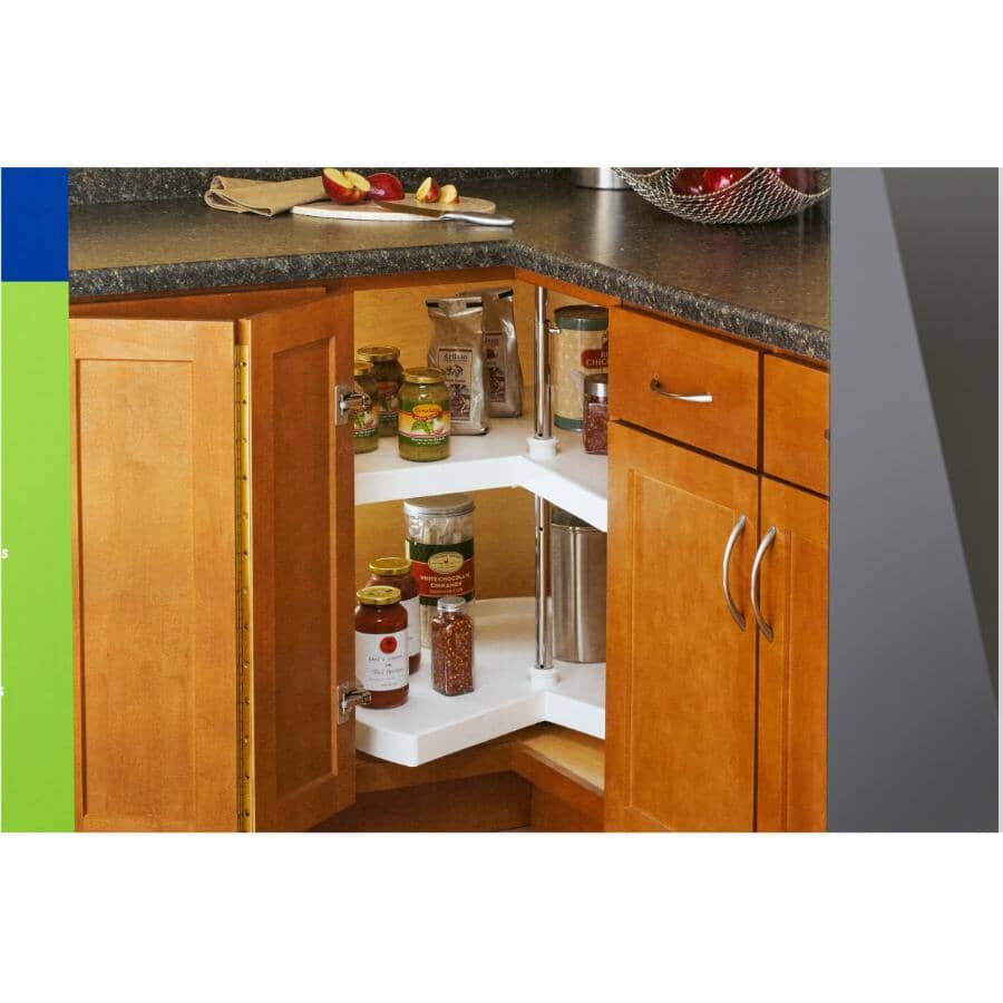 KNAPE & VOGT 28" Kidney-Shaped Lazy Susan | Home Hardware