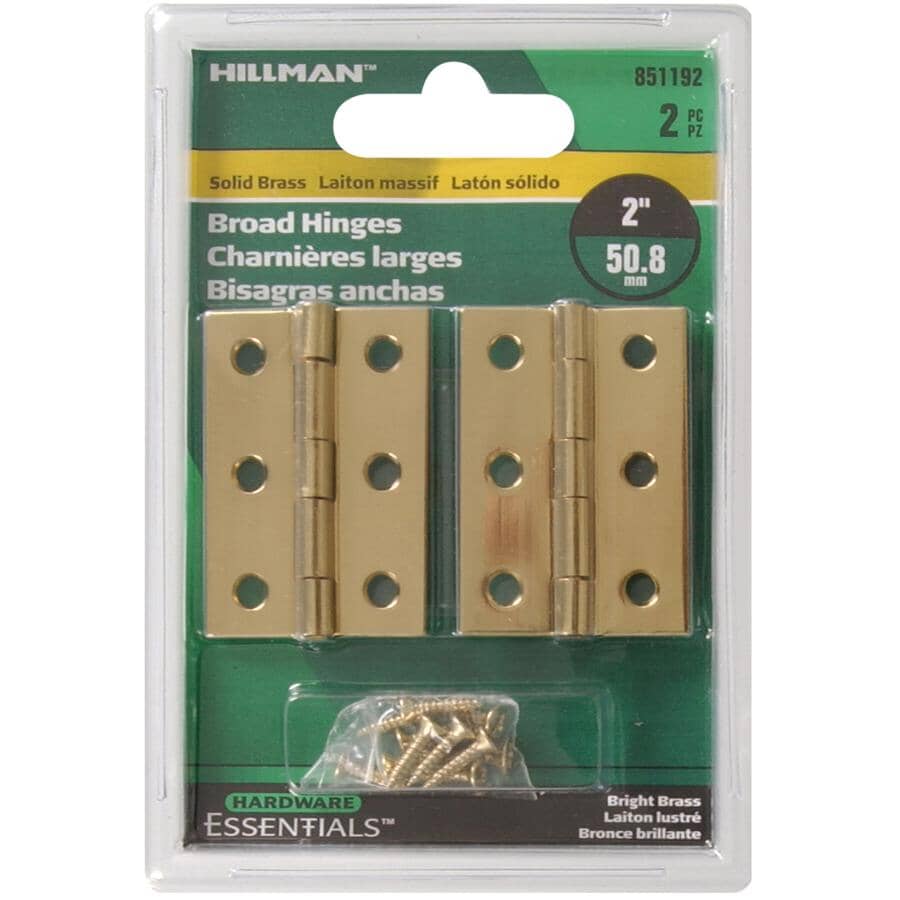 HILLMAN 2" x 1-3/8" Broad Hinges | Home Hardware