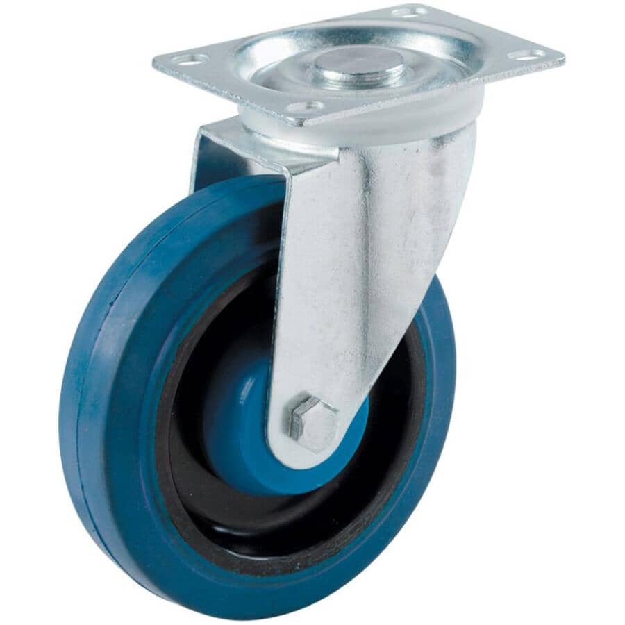SHEPHERD HARDWARE PRODUCTS 5" Elastic Rubber Swivel Plate Caster | Home ...