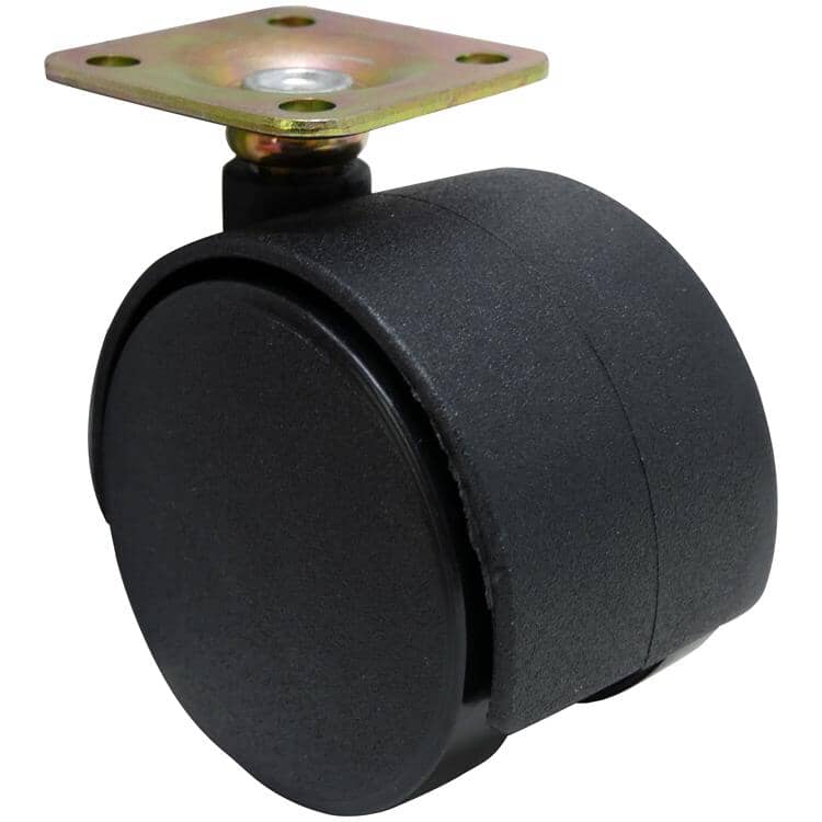 SHEPHERD HARDWARE PRODUCTS 2 Pack 2" Twin Wheel Swivel Plate Casters ...