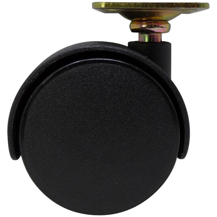 SHEPHERD HARDWARE PRODUCTS 2 Pack 2" Twin Wheel Swivel Plate Casters ...