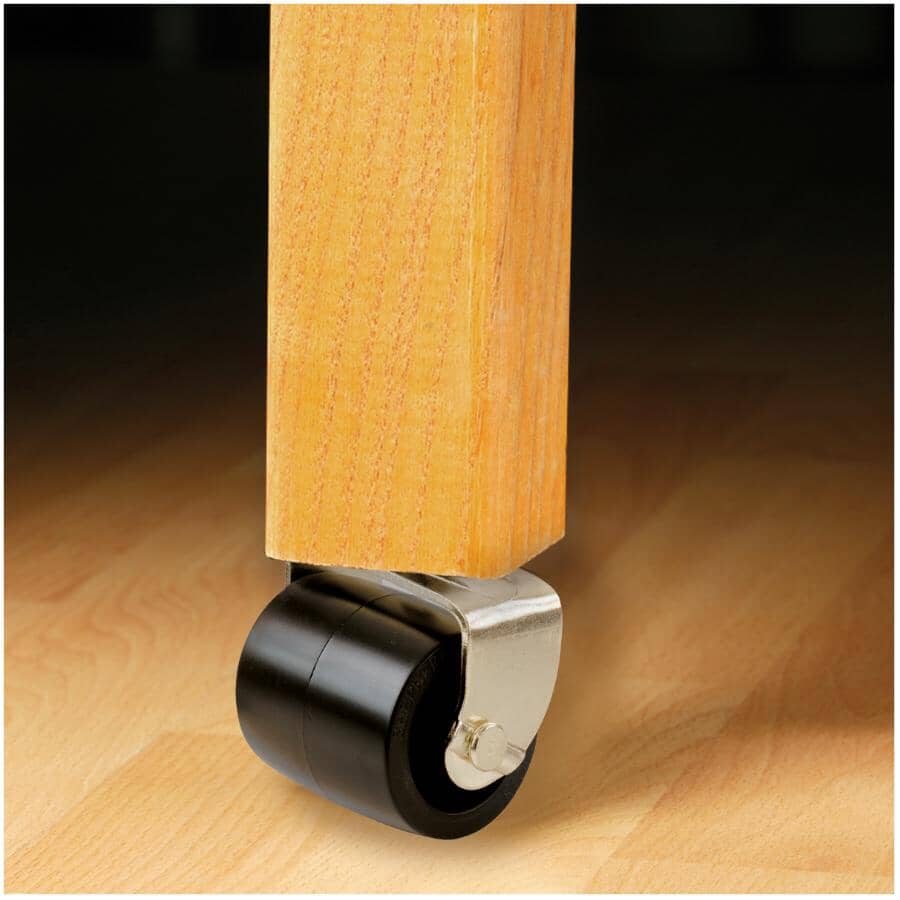 SHEPHERD HARDWARE PRODUCTS 2 Pack 2-1/8" Soft Bed Stem Casters, with ...