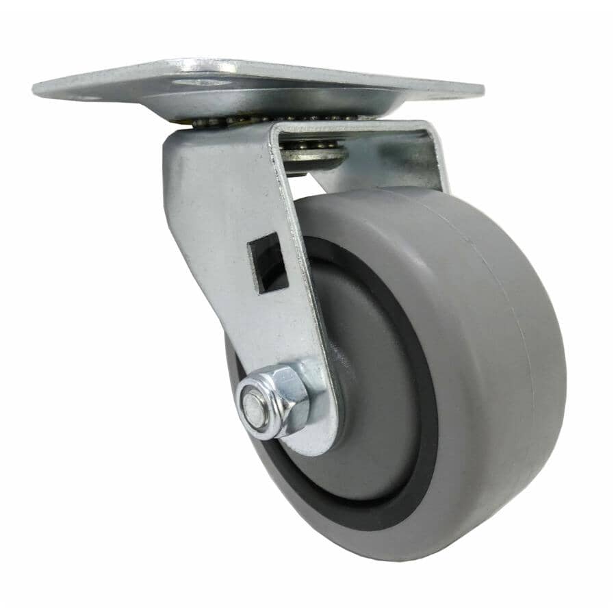 SHEPHERD HARDWARE PRODUCTS 3" Swivel TPR Caster | Home Hardware