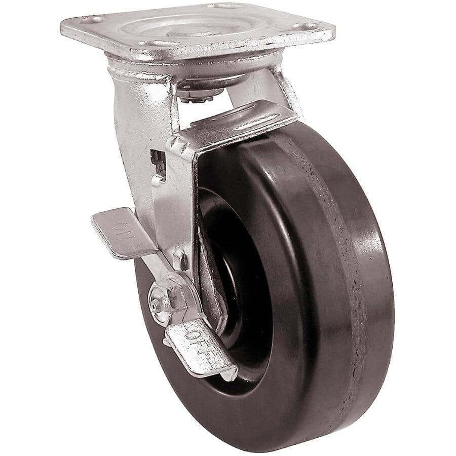 SHEPHERD HARDWARE PRODUCTS 4" Heavy Duty Phenolic Swivel Wheel, with ...