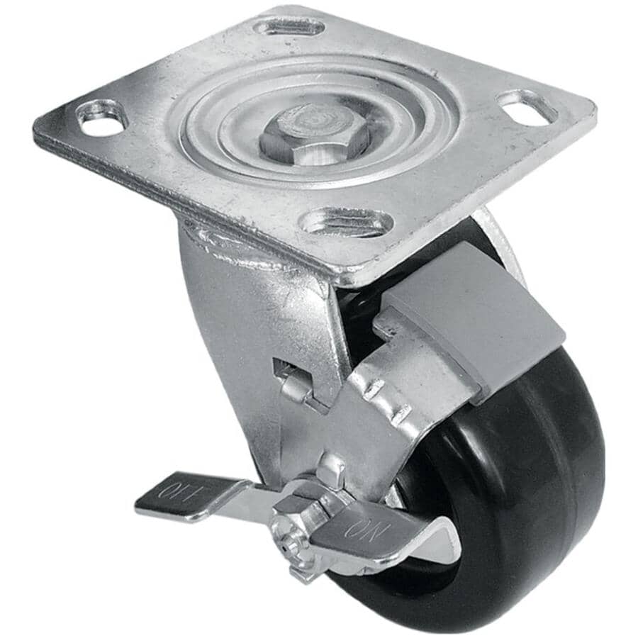 SHEPHERD HARDWARE PRODUCTS 4" Heavy Duty Phenolic Swivel Wheel, with ...