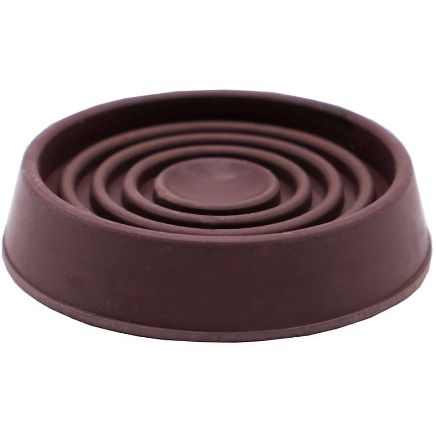 SHEPHERD HARDWARE PRODUCTS 1-3/4" Round Brown Rubber Caster Cups | Home ...
