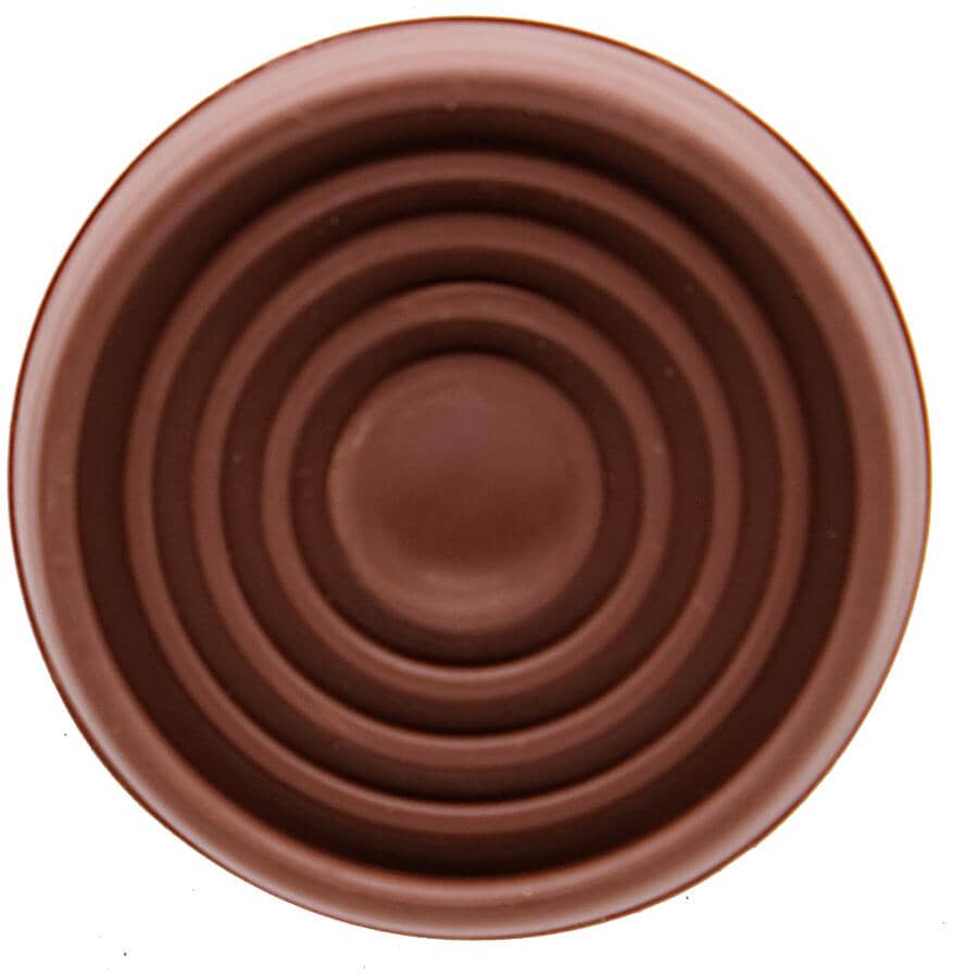 SHEPHERD HARDWARE PRODUCTS 1-3/4" Round Brown Rubber Caster Cups | Home ...