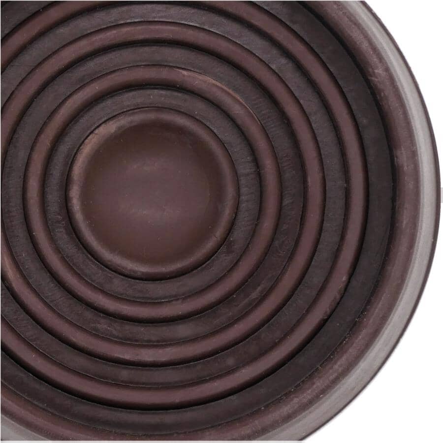 SHEPHERD HARDWARE PRODUCTS 1-3/4" Round Brown Rubber Caster Cups | Home ...