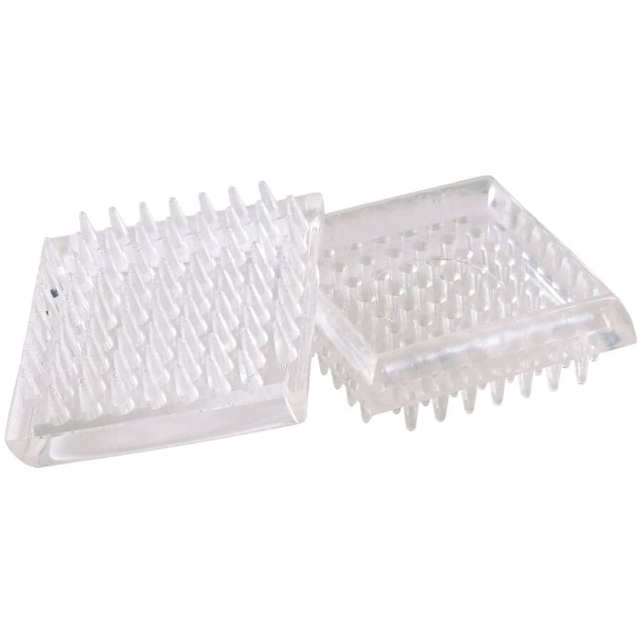 SHEPHERD HARDWARE PRODUCTS 4 Pack 1-7/8" Square Carpet Caster Cups ...