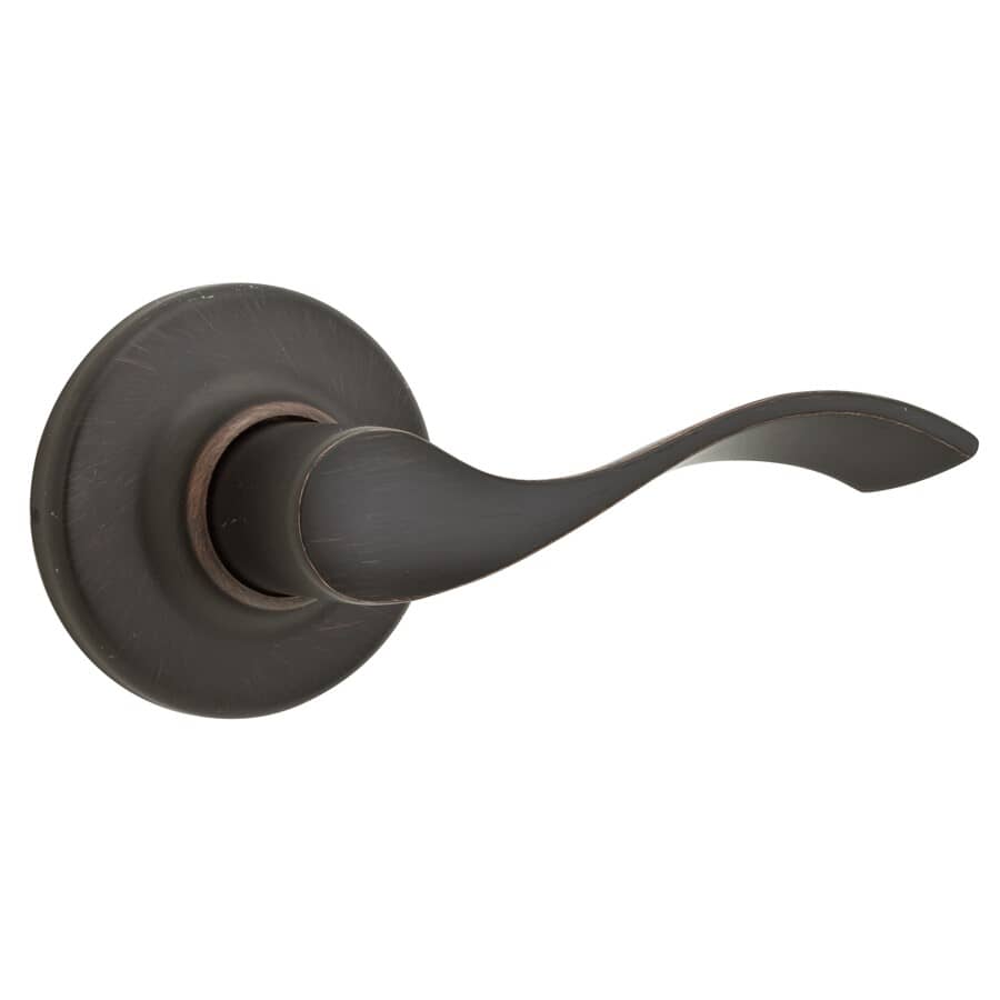 WEISER LOCK Venetian Bronze Layton Safelock Passage Door Leverset ...
