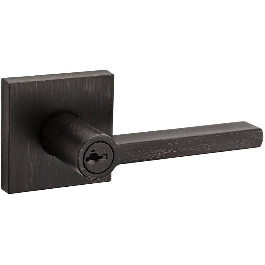WEISER LOCK Venetian Bronze Halifax Smart Key Entrance Leverset | Home ...
