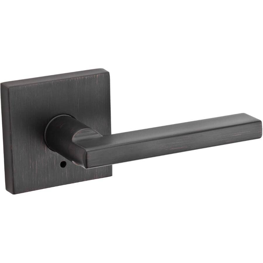 WEISER LOCK Venetian Bronze Modern Halifax Privacy Door Leverset | Home ...