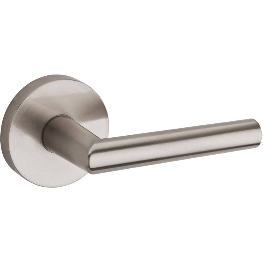 WEISER LOCK Satin Nickel Modern Milan Passage Door Leverset | Home Hardware