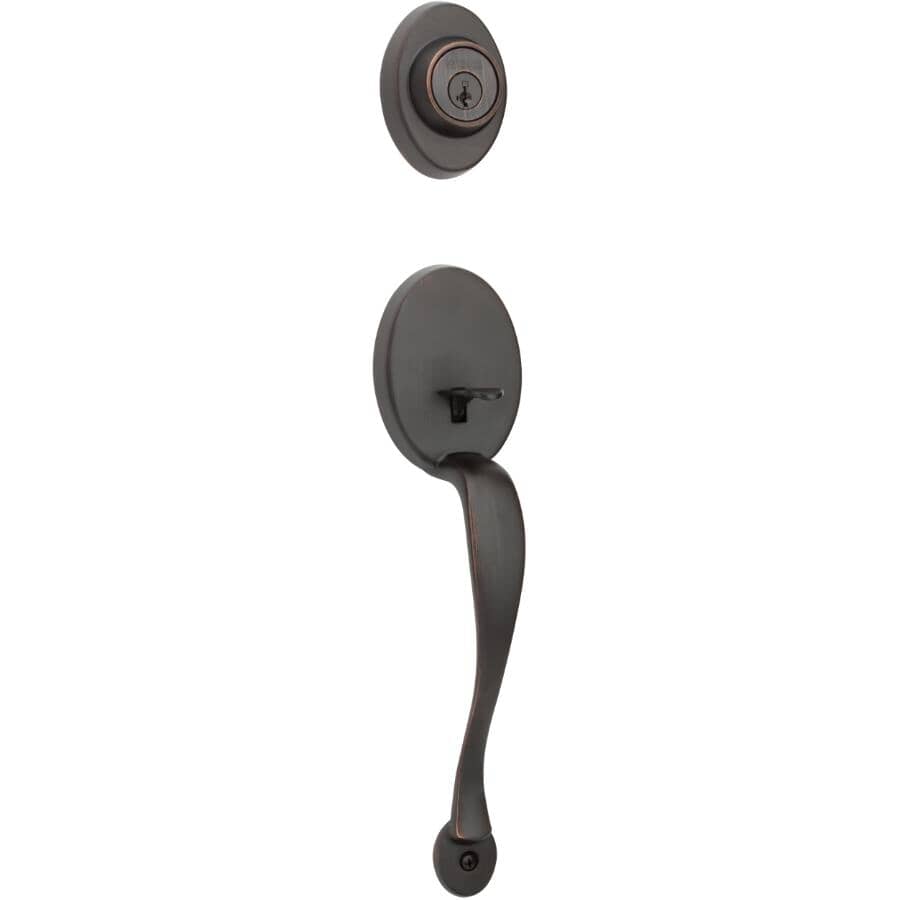 Serrure à clenche pour entrée Augusta/Phoenix Smart Key, bronze ...