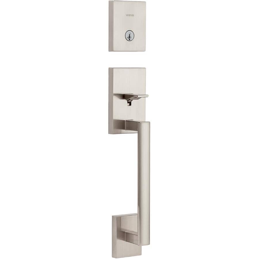 WEISER LOCK Satin Nickel San Clemente / Halifax Smart Key Entrance ...