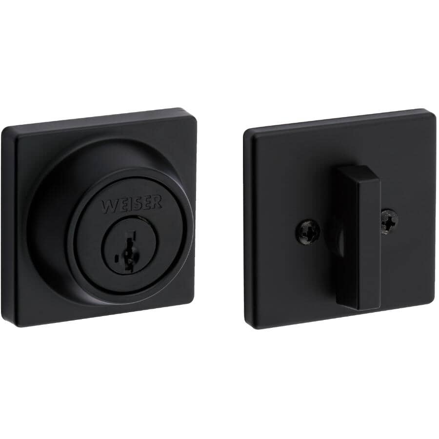 WEISER LOCK Elements Square Single Cylinder Deadbolt | Home Hardware