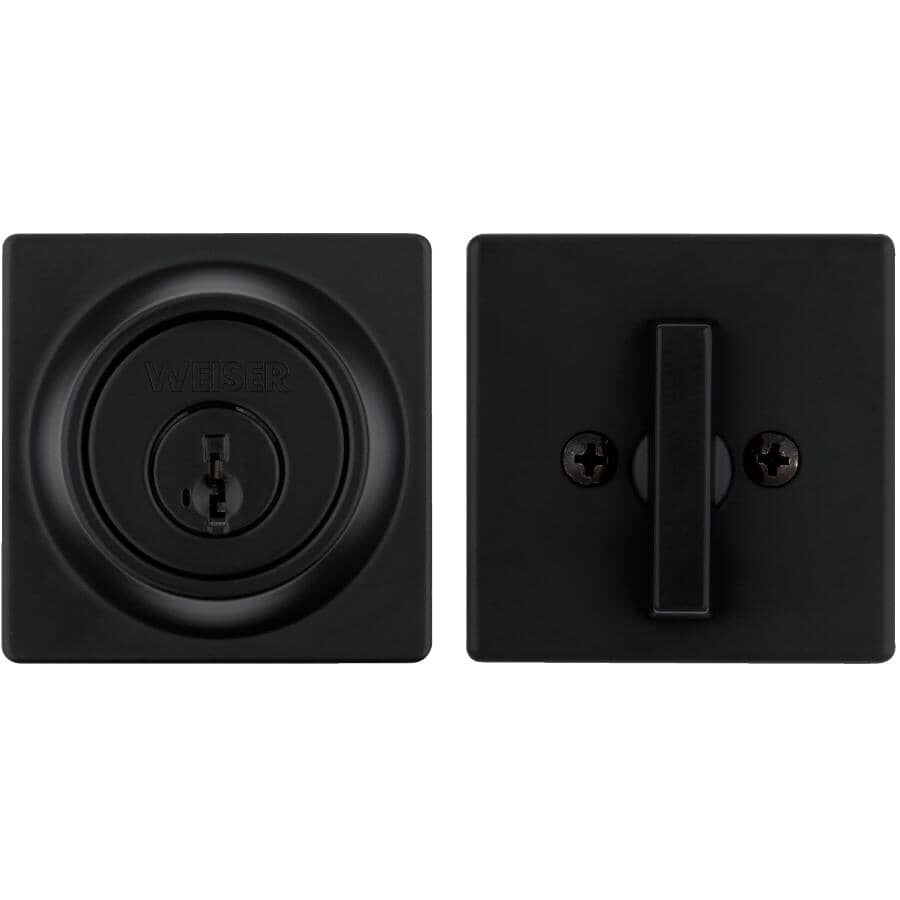 WEISER LOCK Elements Square Single Cylinder Deadbolt | Home Hardware