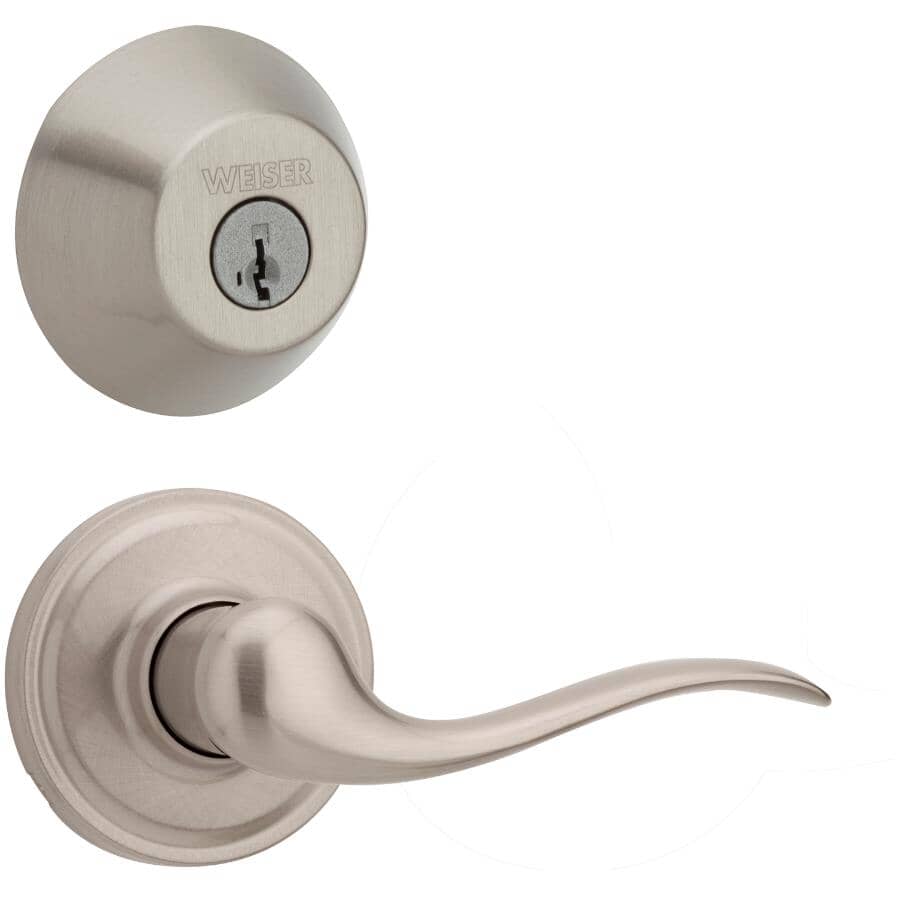 WEISER LOCK Toluca Entrance & Deadbolt Leverset | Home Hardware