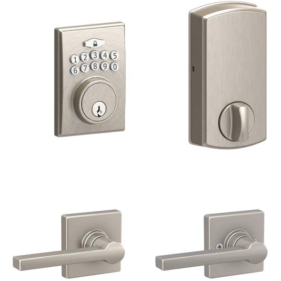 DEXTER Sutton Electronic Entrance Leverset | Home Hardware