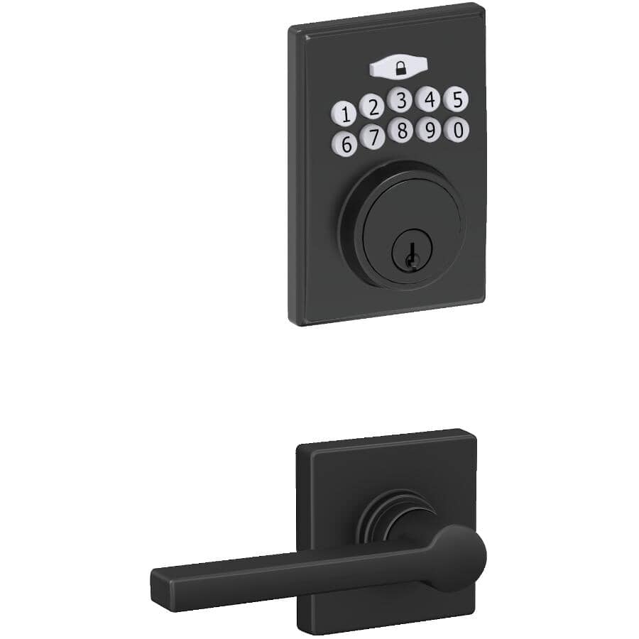 DEXTER Sutton Electronic Entrance Leverset | Home Hardware