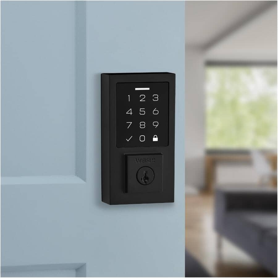 WEISER LOCK Contemporary SmartCode Electronic Touchpad Deadbolt | Home ...