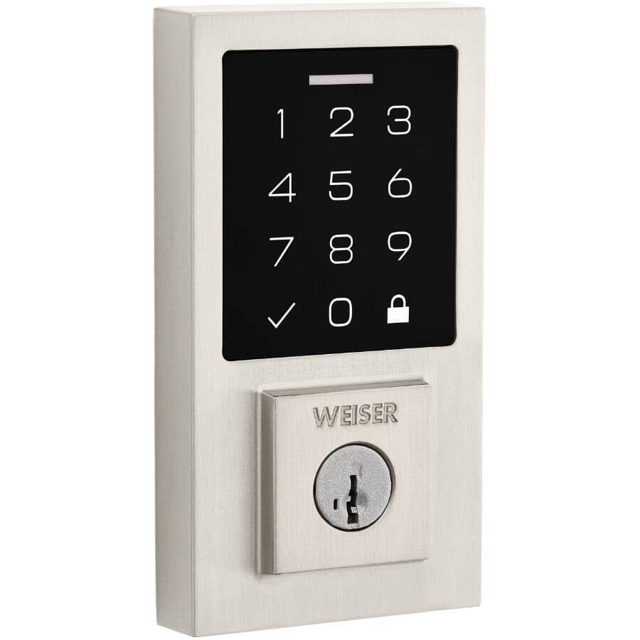 WEISER LOCK Contemporary SmartCode Electronic Touchpad Deadbolt | Home ...