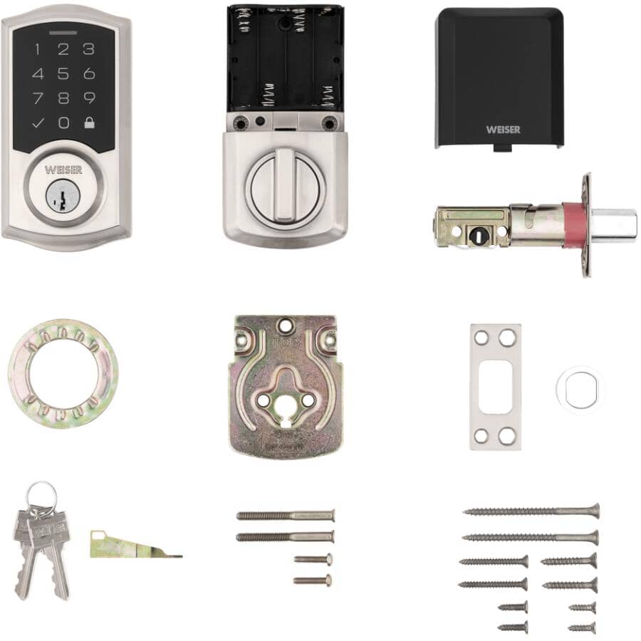 WEISER LOCK SmartCode Electronic Touchpad Deadbolt | Home Hardware