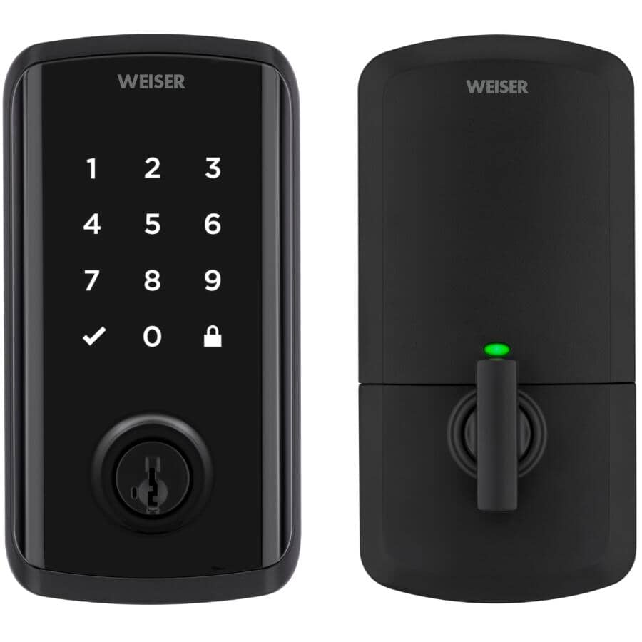WEISER LOCK Halo Select Touchscreen Wi-Fi & Matter Enabled Smart Lock ...