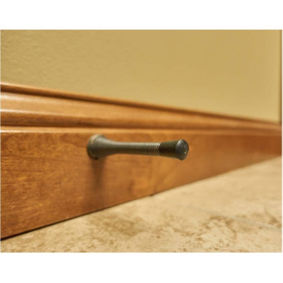ONWARD 3" Flat Black Flexible Door Stop | Home Hardware