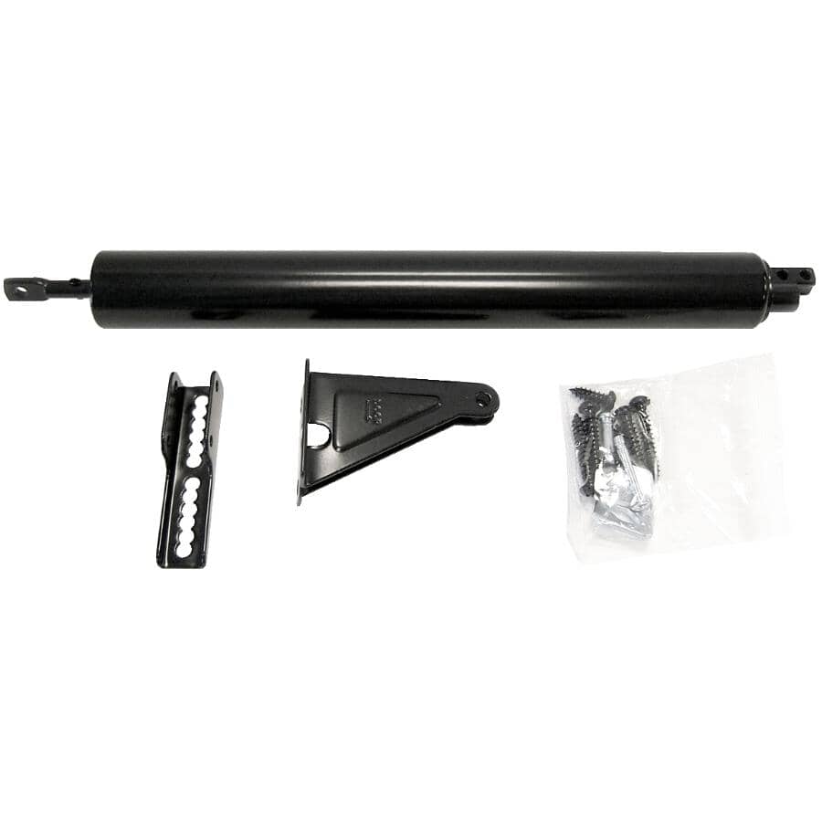 IDEAL SECURITY Black Screen Door Closer | Home Hardware