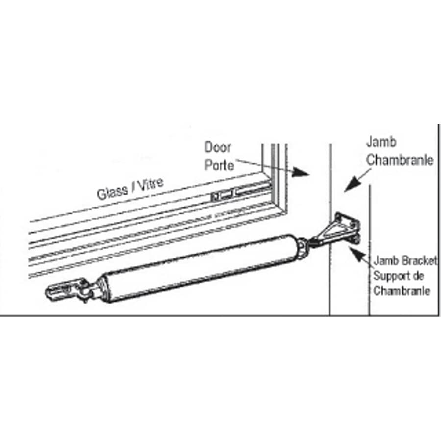 IDEAL SECURITY Pneumatic Door Closer | Home Hardware