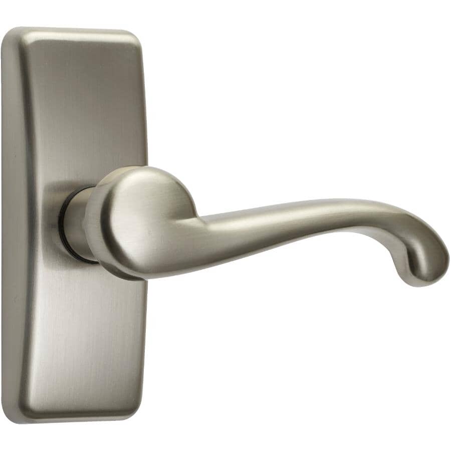 IDEAL SECURITY Satin Silver Screen Door Handle Set | Home Hardware