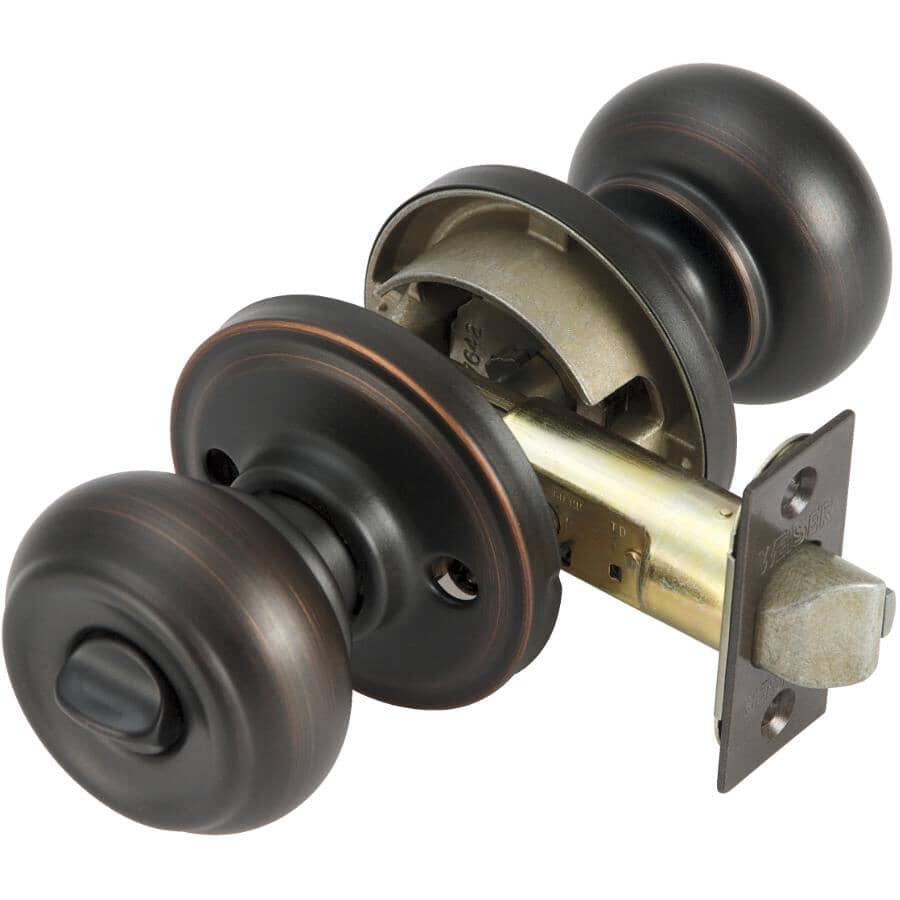 Weiser Lock Venetian Bronze Phoenix Smart Key Entrance Knobset | Home ...