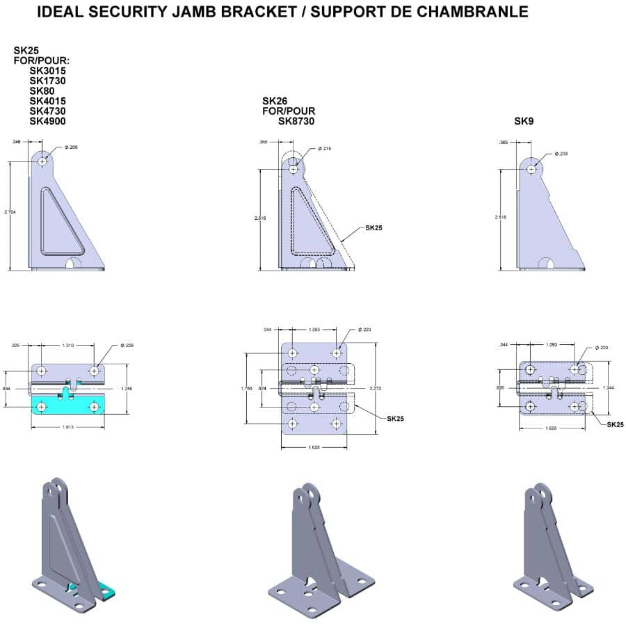 IDEAL SECURITY Storm Door / Screen Door Hardware Closer Kit | Home Hardware