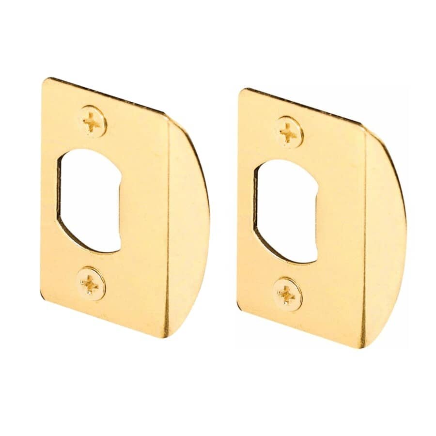 DEFENDER SECURITY Brass Jamb Strike | Home Hardware