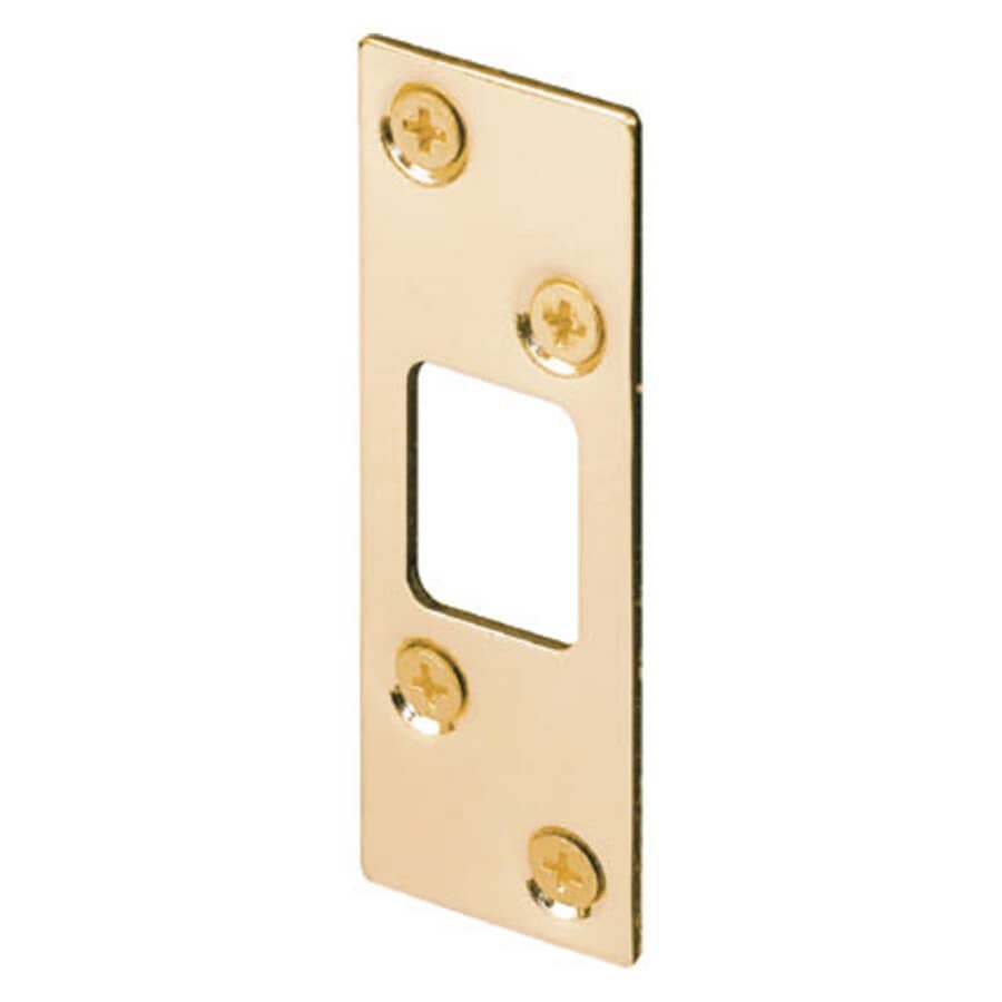 DEFENDER SECURITY Brass Deadbolt Strike | Home Hardware