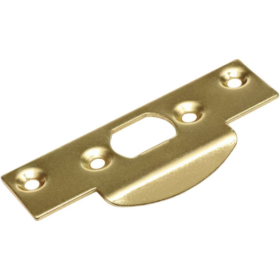 DEFENDER SECURITY Brass Security Latch Strike | Home Hardware